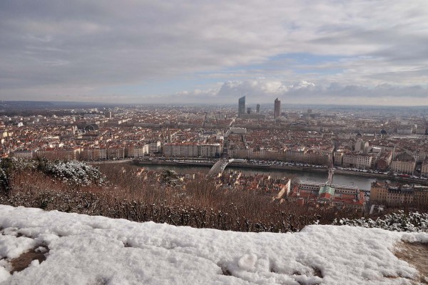 Lyon sous la 1e neige ! (Dimanche 15 janvier 2017) | LYON SAVEURS